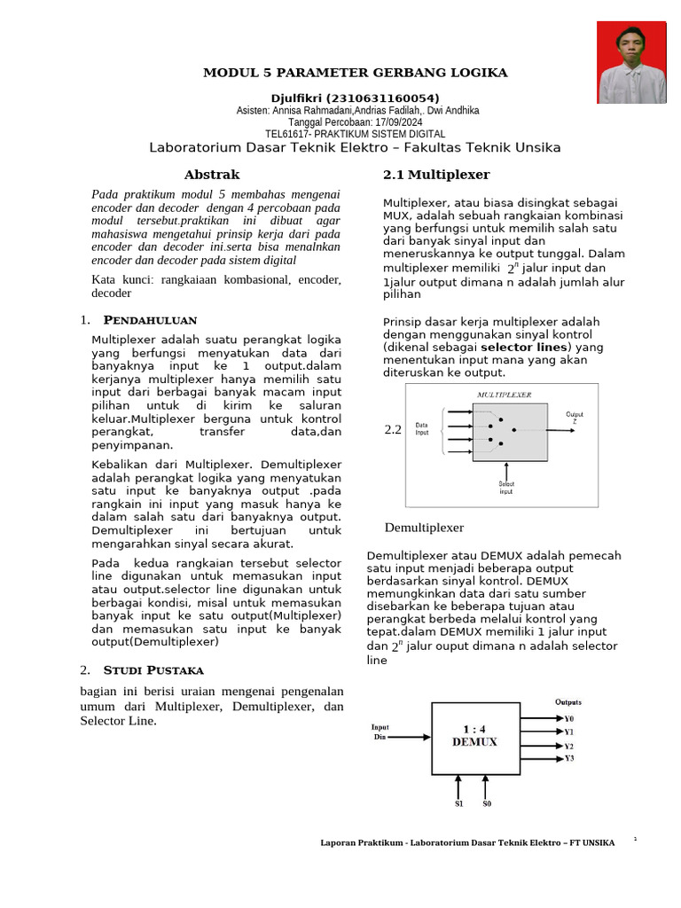 Template Laporan Praktikum (Repaired) | PDF