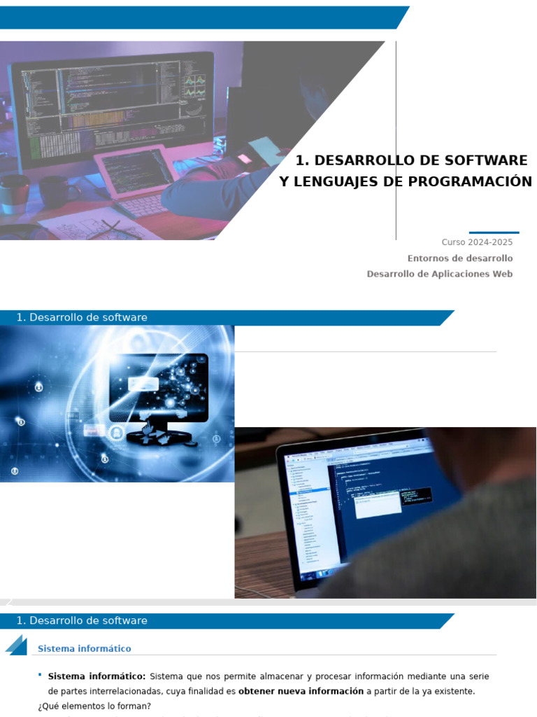 UT01 - Introducción Al Desarrollo de Software | PDF
