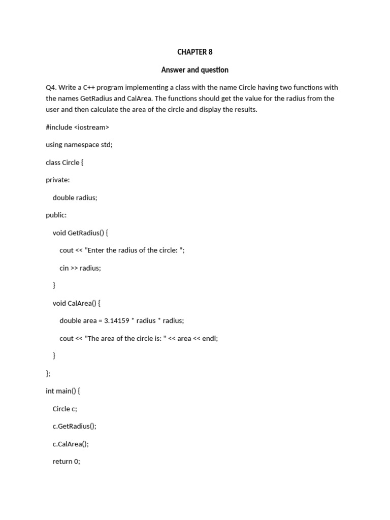 2nd Year Computer Science Exercise | PDF | Namespace | Art
