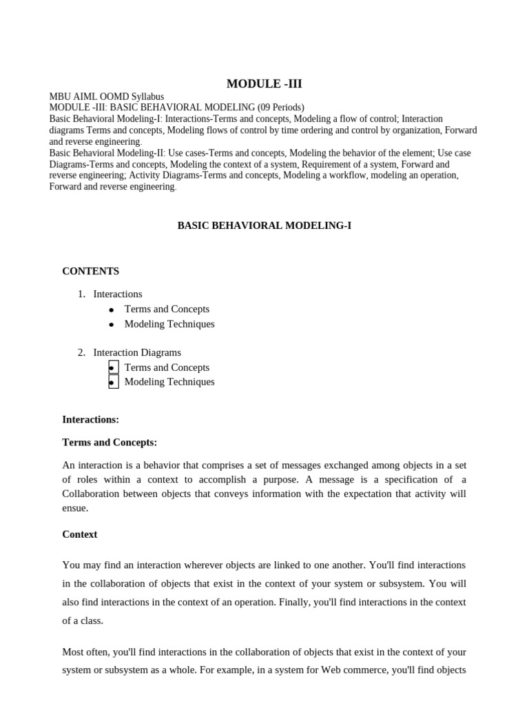 Mbu Aiml Oomd-3 | PDF