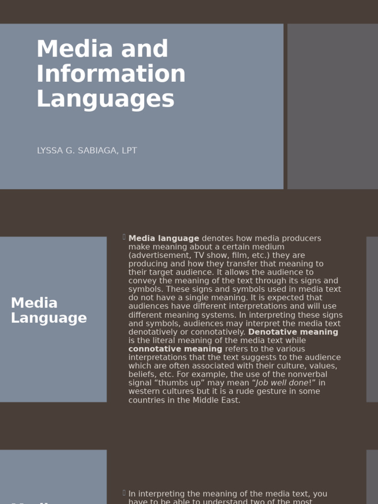 Languages | PDF