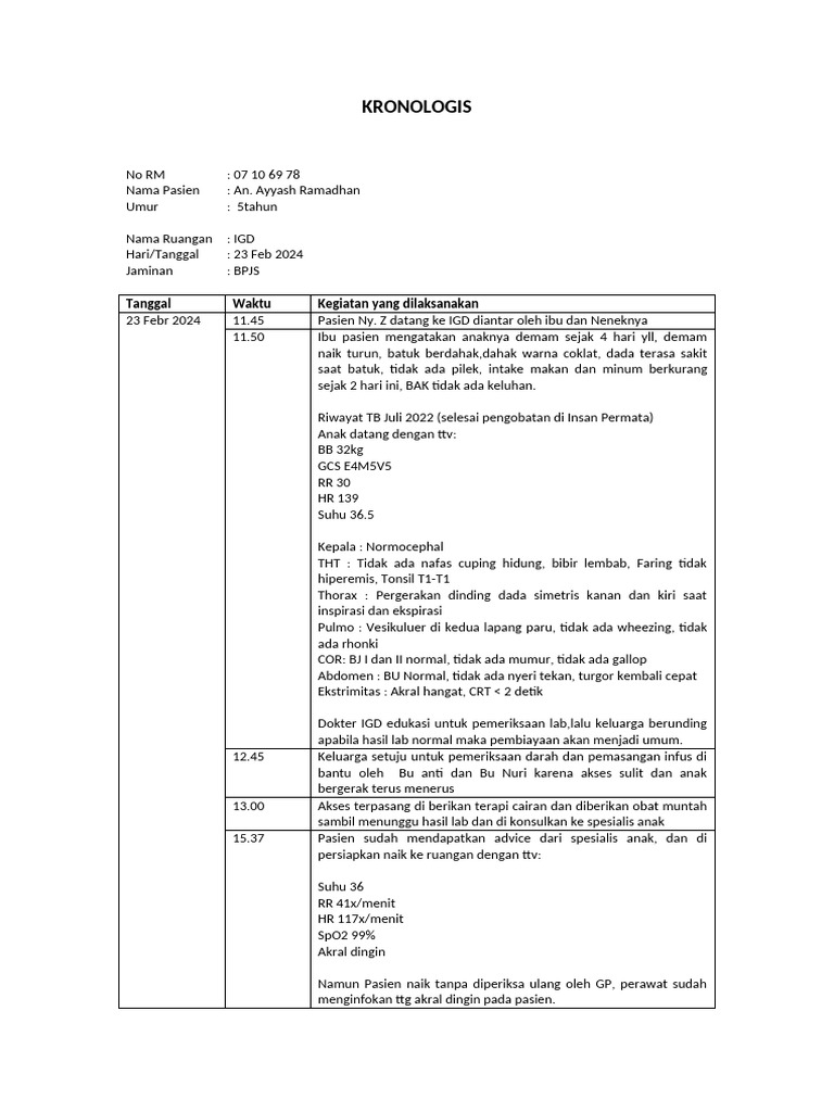 Kronologis An - Ay | PDF