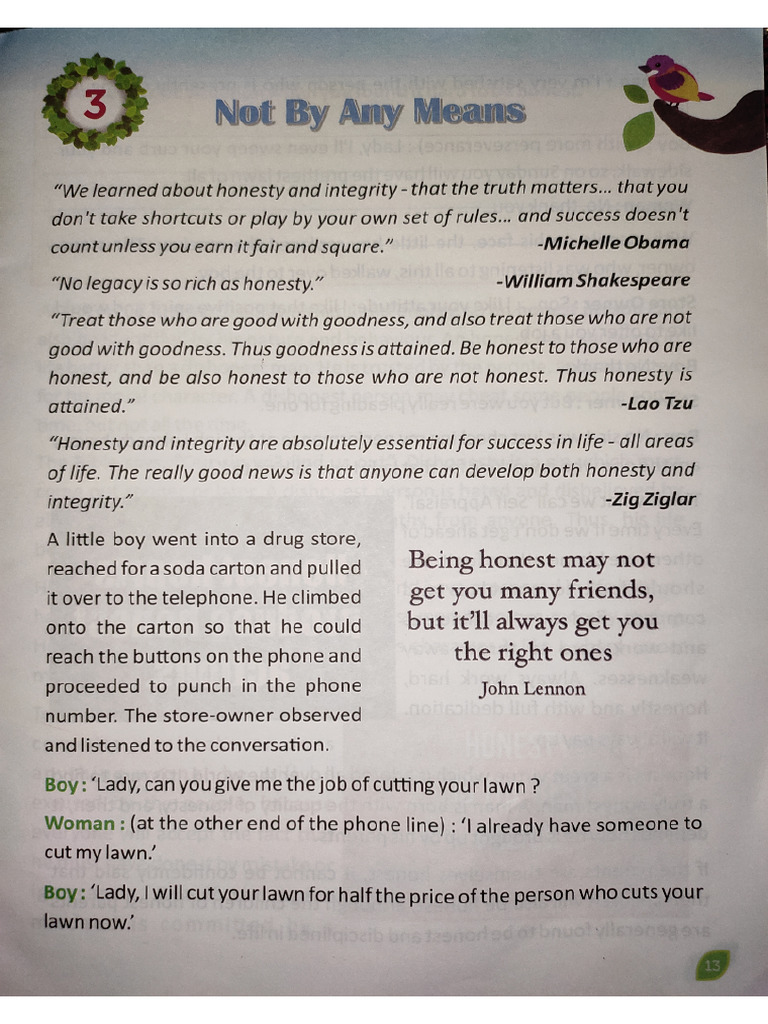 Chapter-3 Moral science | PDF