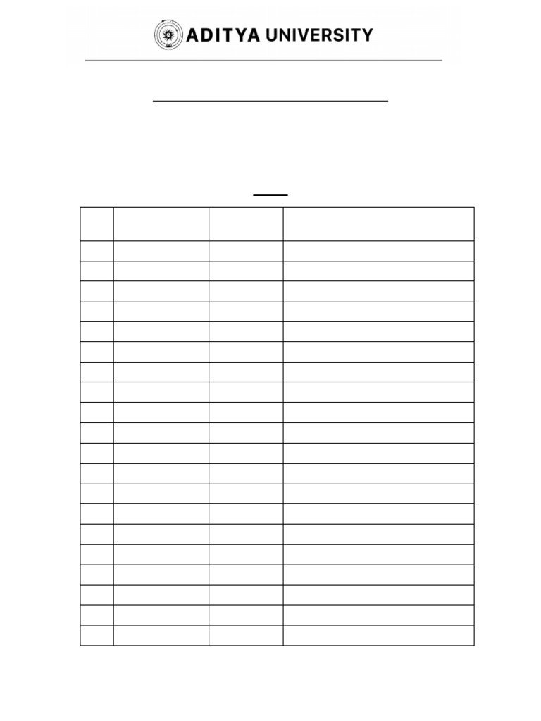 Roll List 2024 Admitted Batch | PDF