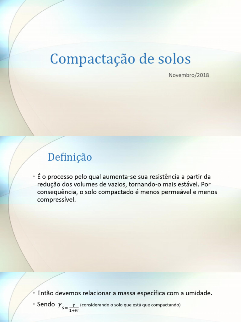 12a - Compactação de Solos | PDF