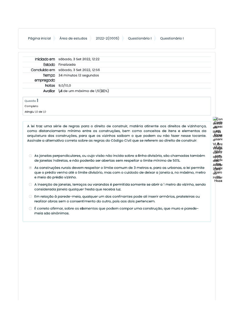 Questionario 1 | PDF