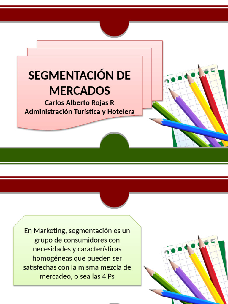 Segmentacion De Mercados Pdf