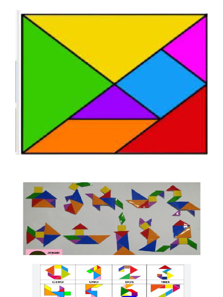 Actividad Tangram Grado 2a, 2b, 2c | PDF