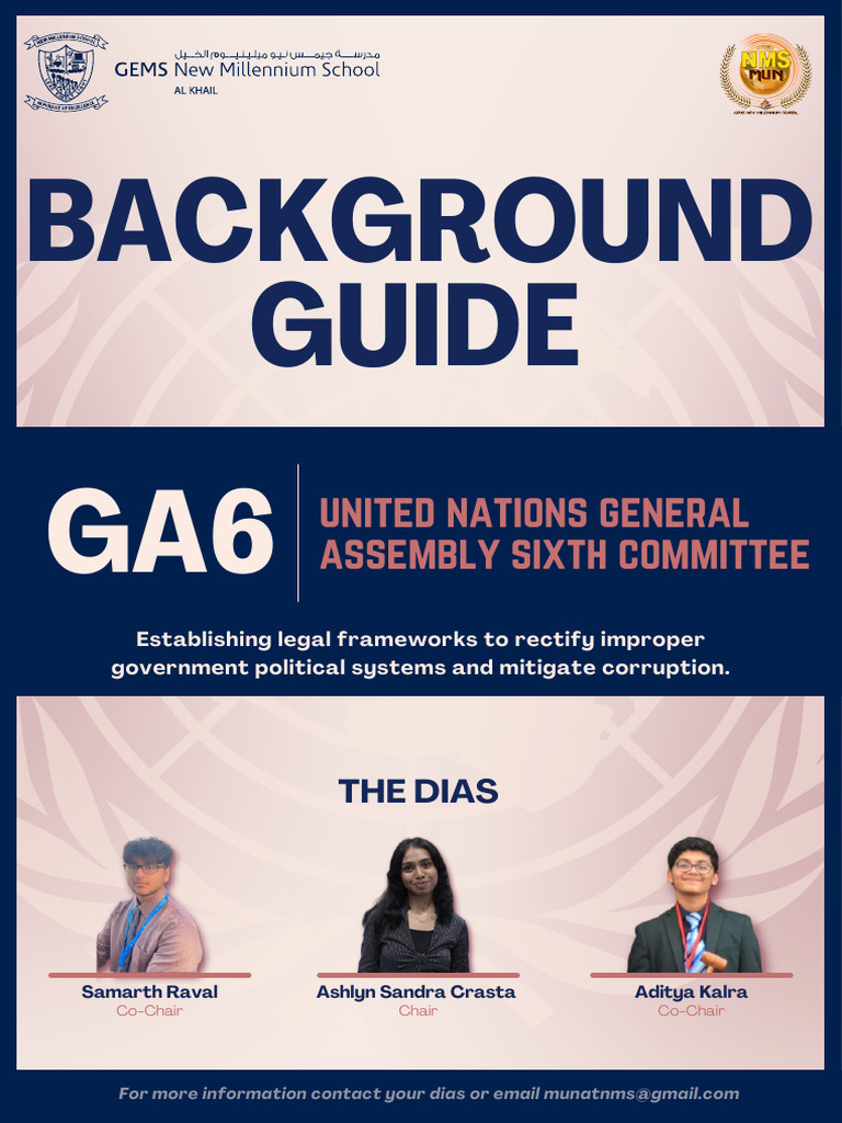 Ga6 - BG - NMS Mun 2024 | PDF