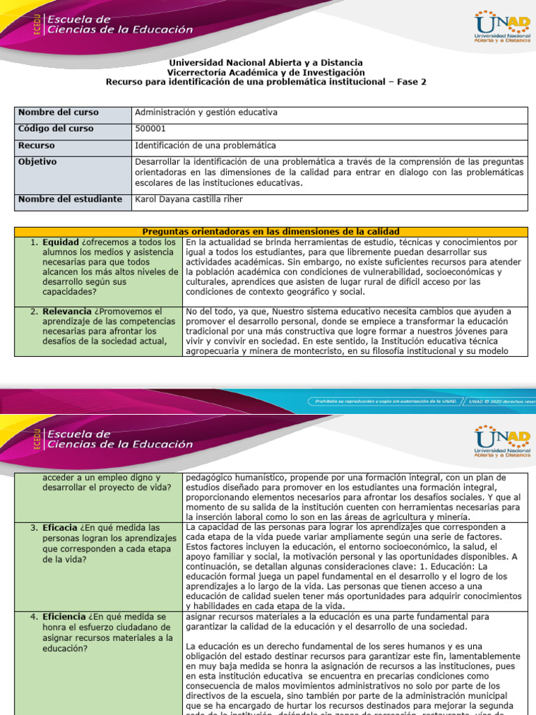 Anexo 2 - Recurso para Identificación de Una Problemática Institucional Fase 2 - Karol Castilla ...