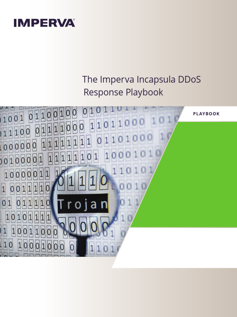 Playbook - DDoS Response Playbook (New) | PDF