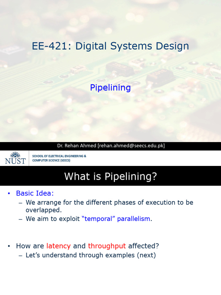 L40-41- Pipelining | PDF