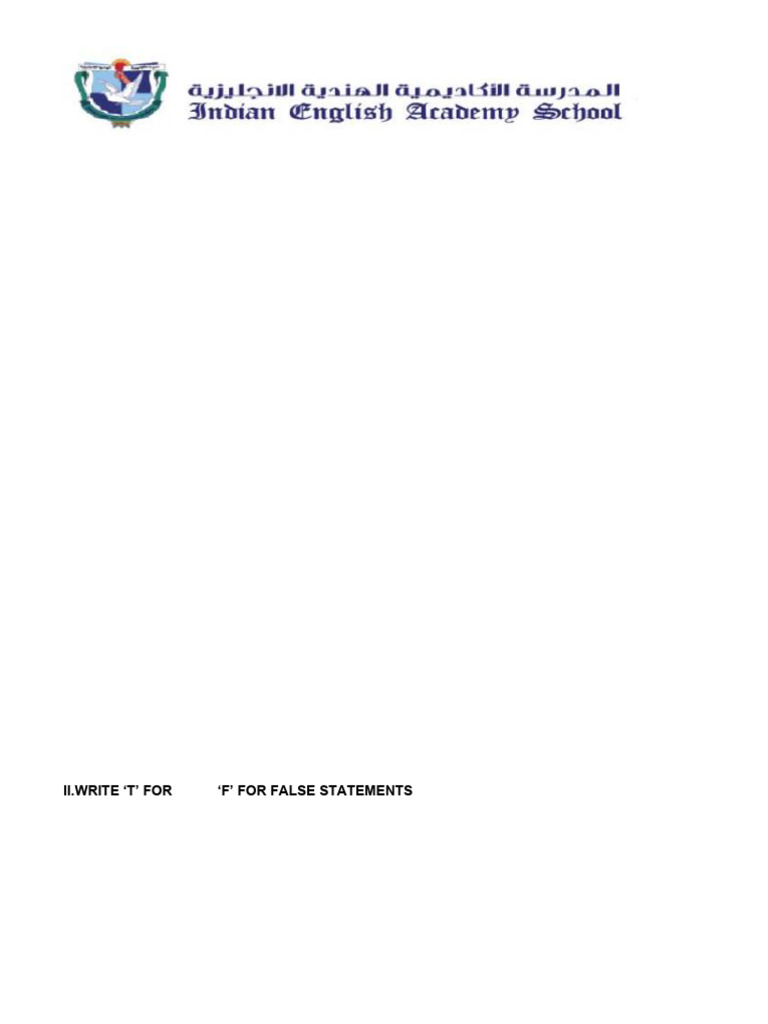 IEAS W GR 2 QUESTION BANK TERM 1 | PDF