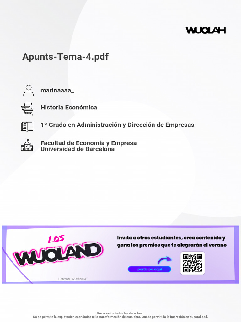 Wuolah Free Apunts Tema 4 | PDF