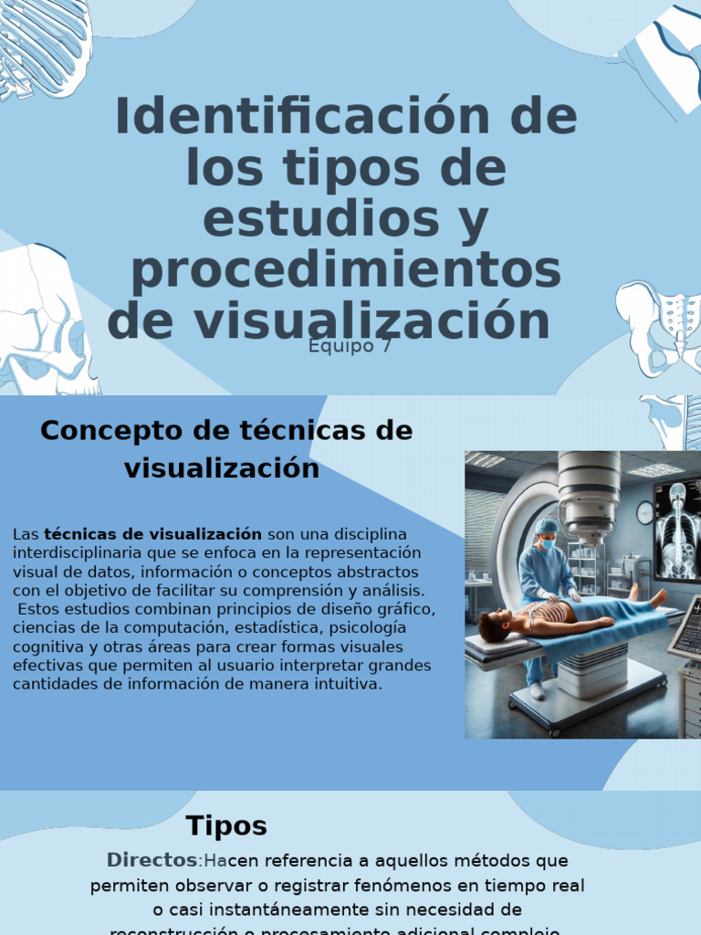 Tipos de Estudios de Visualización Médica | PDF | Cáncer colonrectal ...