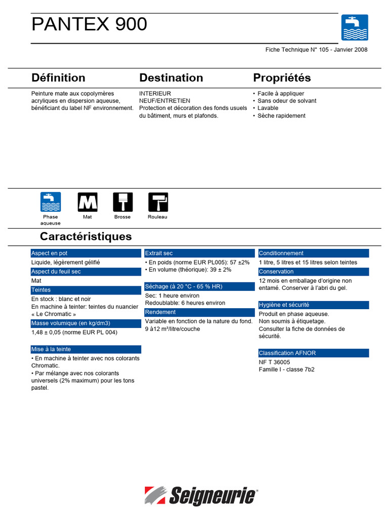 Pantex 900 FR | PDF