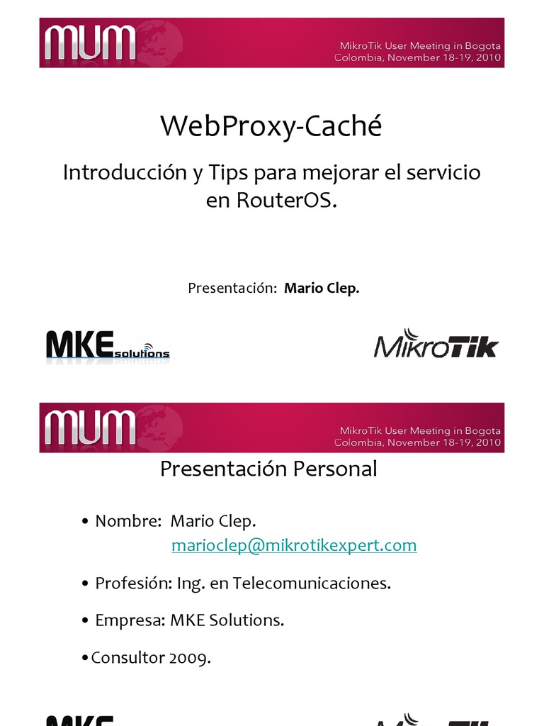 Web Proxy Mikrotik | PDF | Servidor proxy | Red de arquitectura