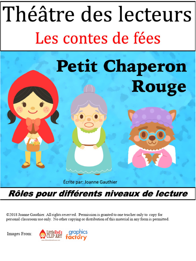 08 - Le Théâtre Des Lecteurs - Le Petit Chaperon Rouge (Little Red ...