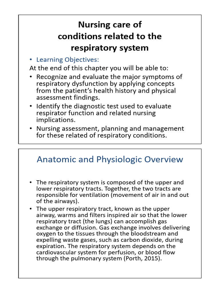 Respiratory Disorders | PDF