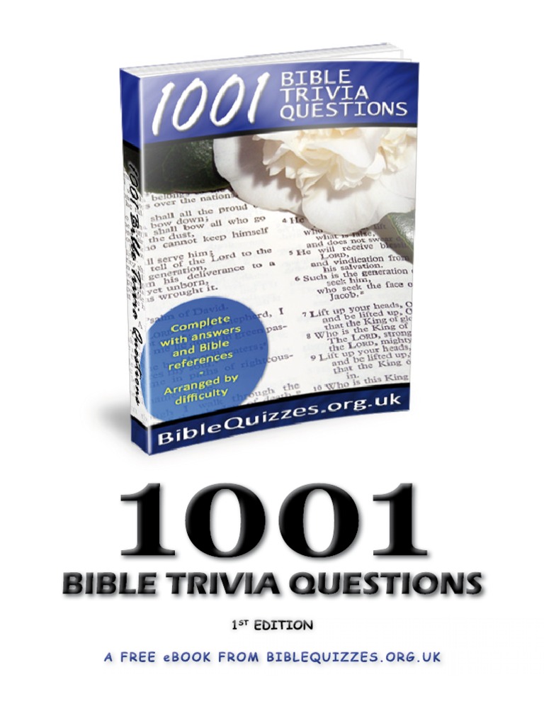 1001 Bible Trivia Questions v1 01 | PDF | Paul The Apostle | Jacob