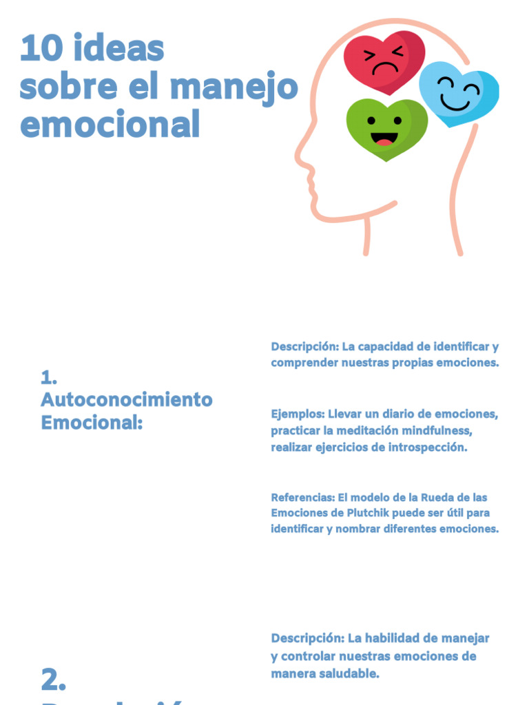 10 Ideas Sobre El Manejo Emocional | PDF