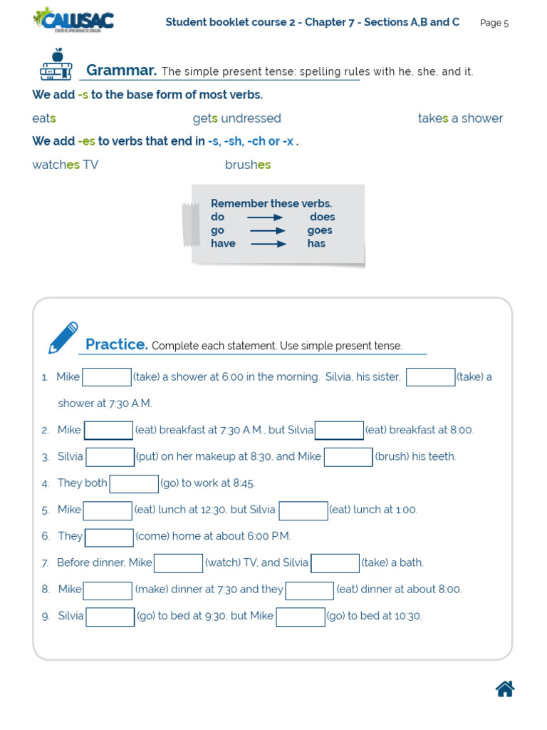 Grammar Practice - Spelling Rules | PDF