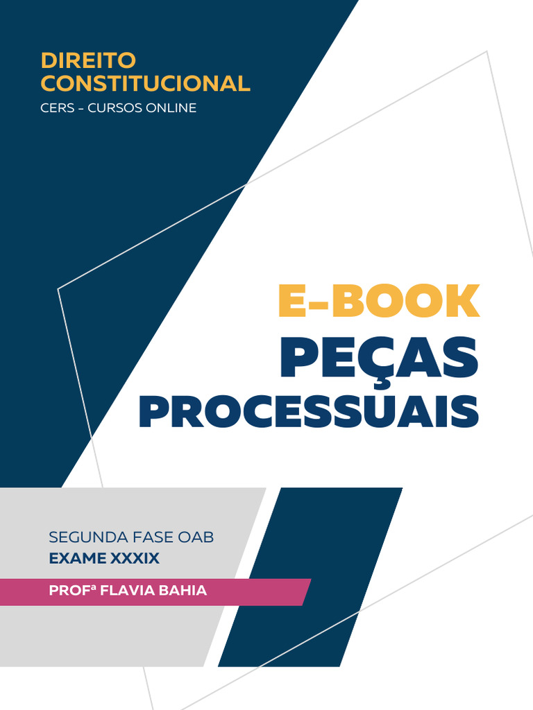 Ebook Pecas Processuais Com Capa 1 | PDF
