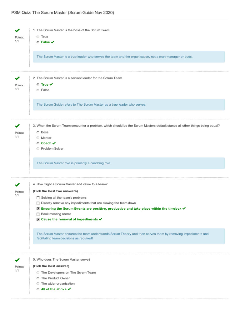 Report - Scrum Master | PDF | Scrum (Software Development) | Career ...