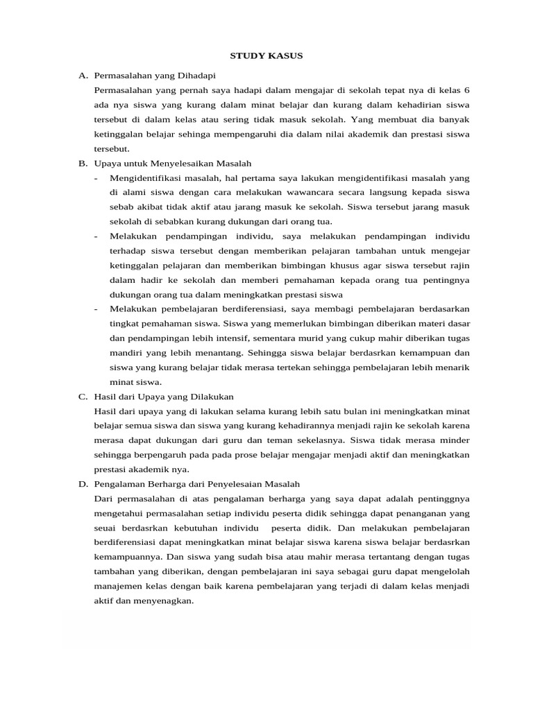STUDY KASUS Sofyan | PDF