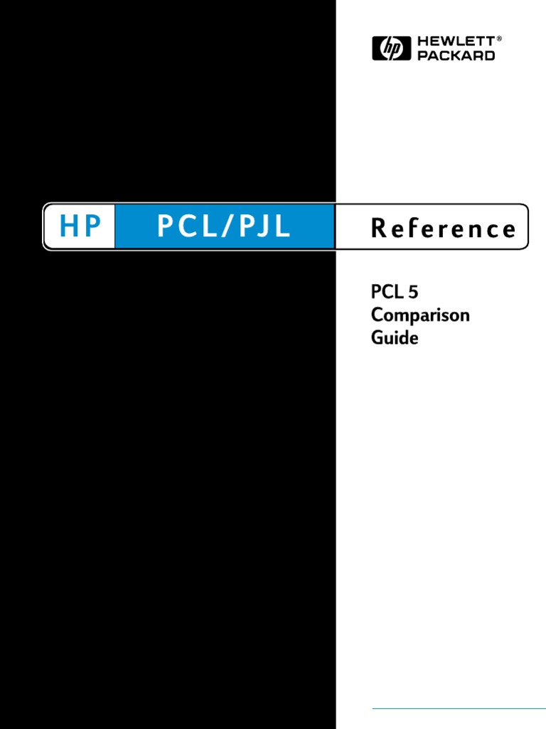 pcl5 Comparison Guide | PDF | Typefaces | Printer (Computing)