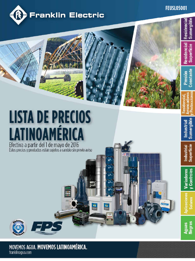 Catalago Franklin Electric | PDF