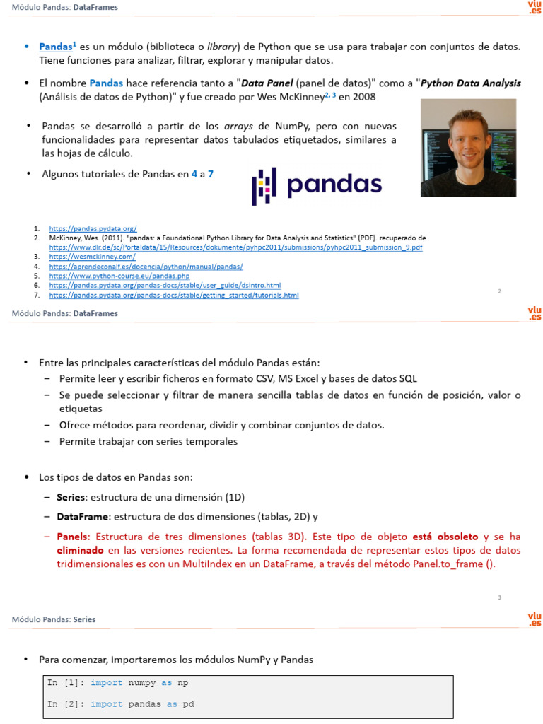 3.2 DataFrames de Pandas | PDF