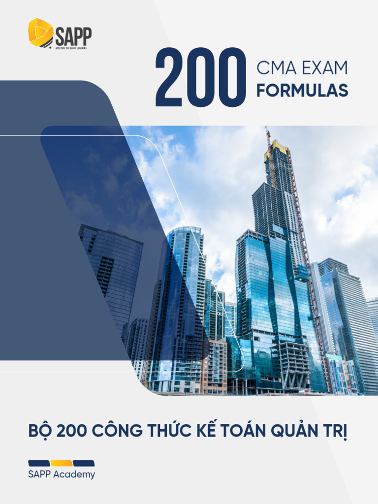 CMA Formula | PDF