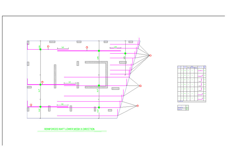 Reinforced Raft Lower Mesh X-Direction | PDF