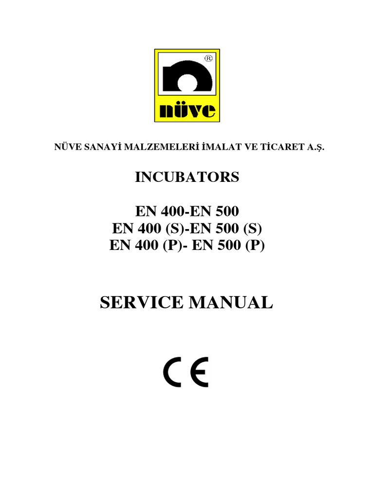 Nüve - en 400-500 Service Manual | PDF
