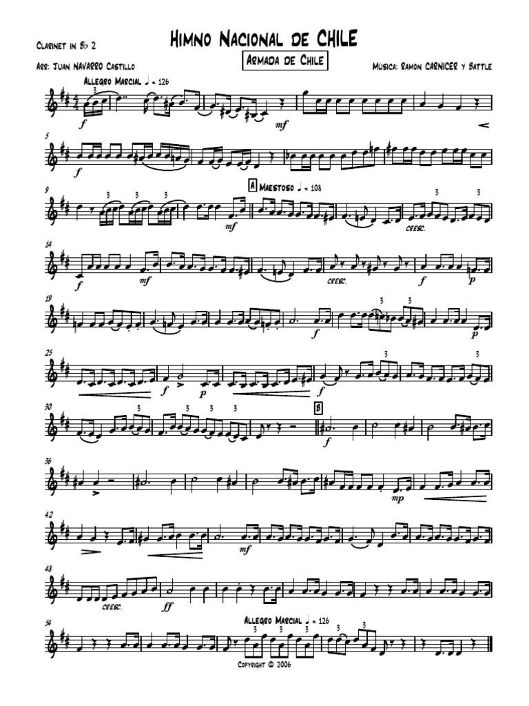 05 Clarinet in BB 2 - Partitura Completa | PDF