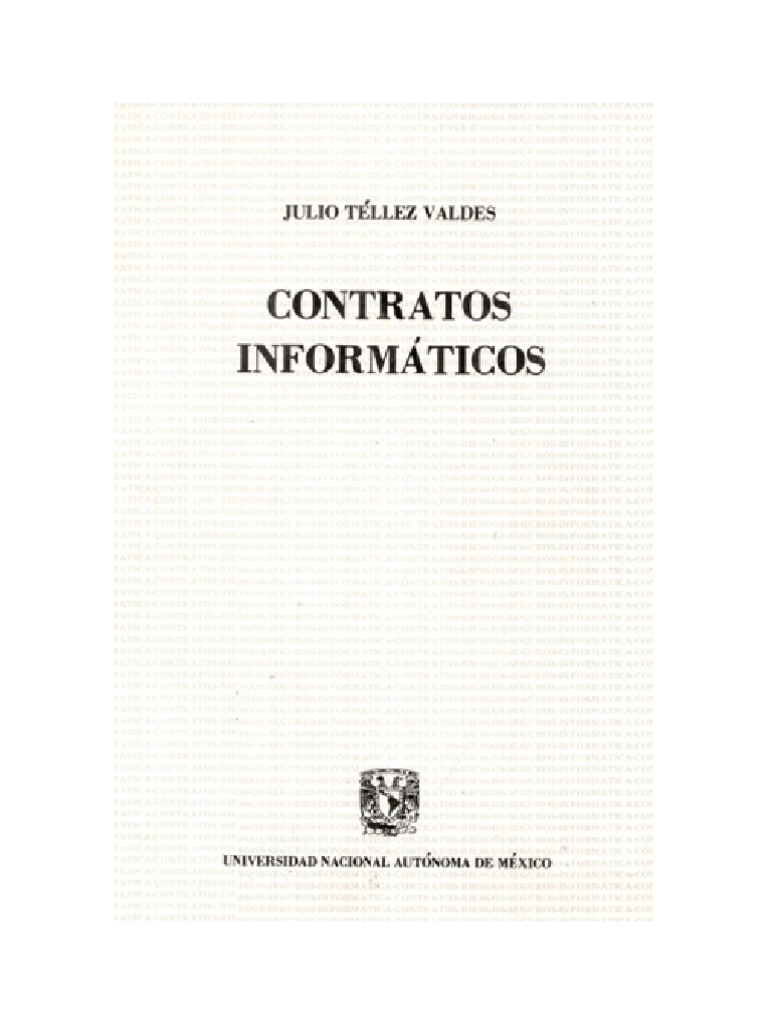 Contratos Informáticos | PDF