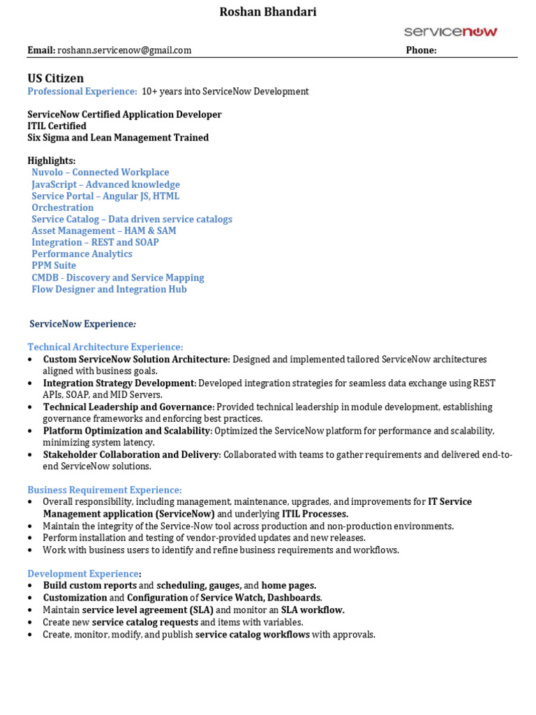 Roshan Bhandari Resume 2024 V1 | PDF