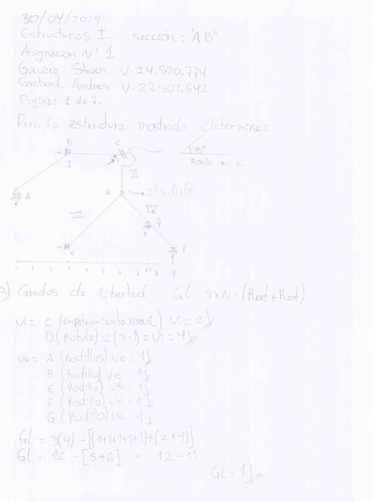 ejercicio resuelto estructuras 1 | PDF