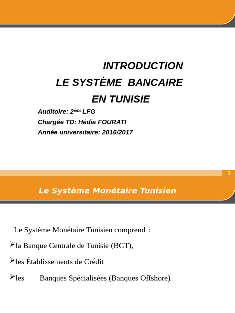 Env. Bancaire Introduction | PDF