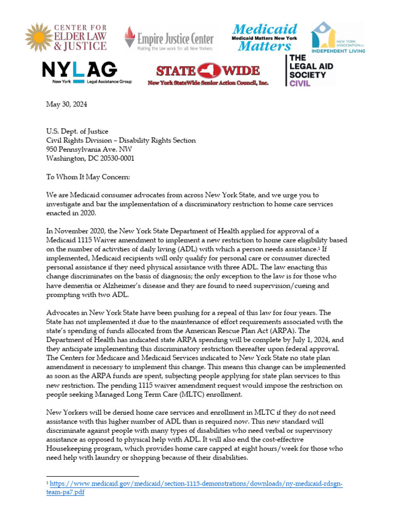 2024-05 NY ADL Restrictions Opposition Advocates Sign On To U.S. Dept ...