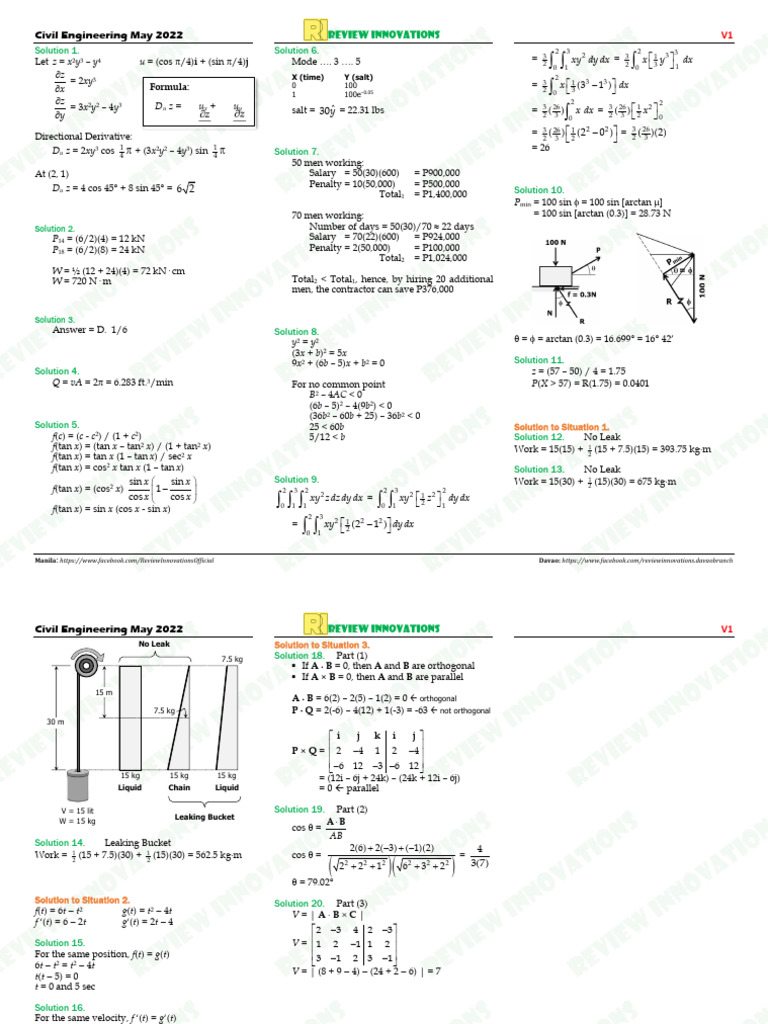 2022_May_Refresher_V1_SOLUTION | PDF