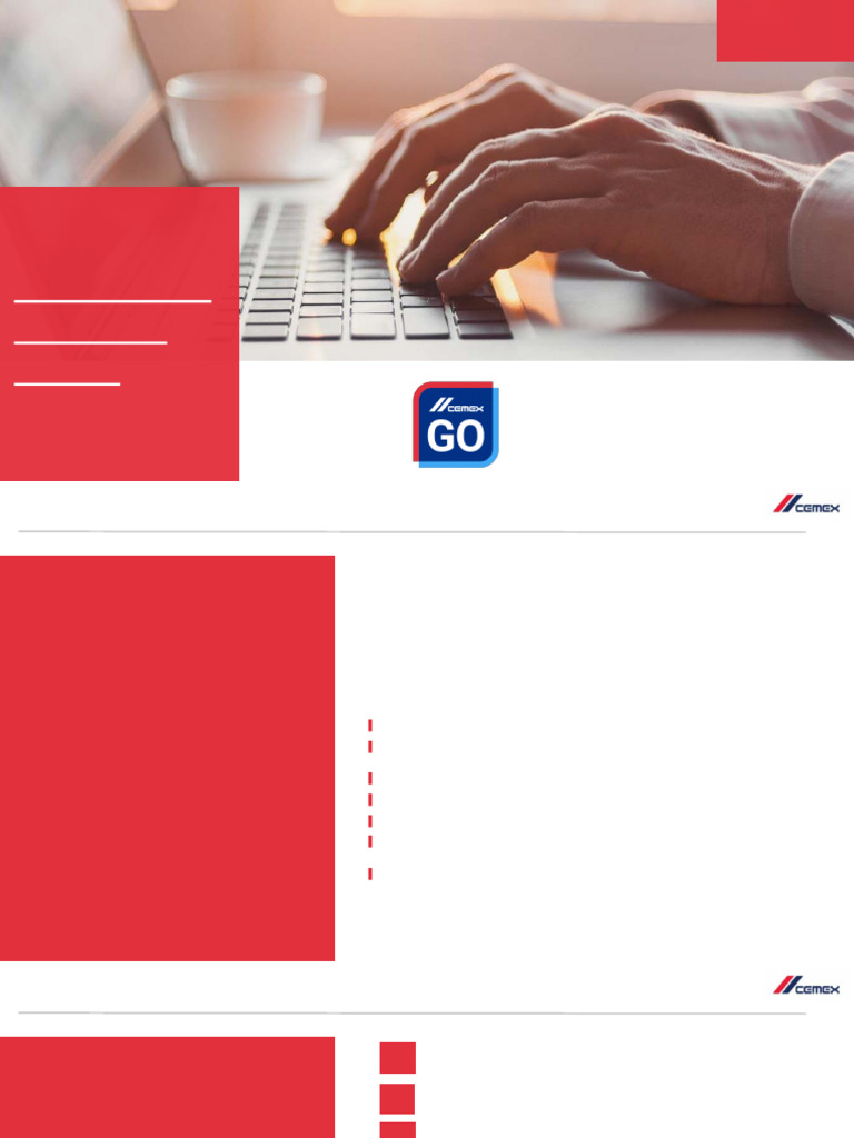 CEMEX Go Primeros Pasos - v2.2.6.0 | PDF