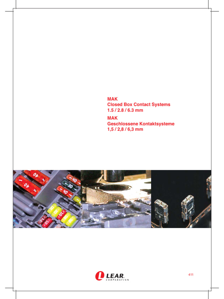 Lear Corporatoin TCCatalogue MAKTerminals | PDF