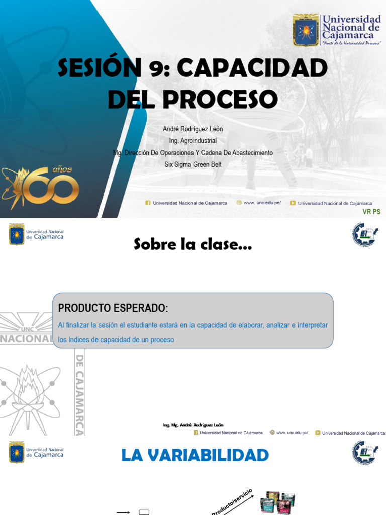 Sesión 9 - Capacidad Del Proceso | PDF