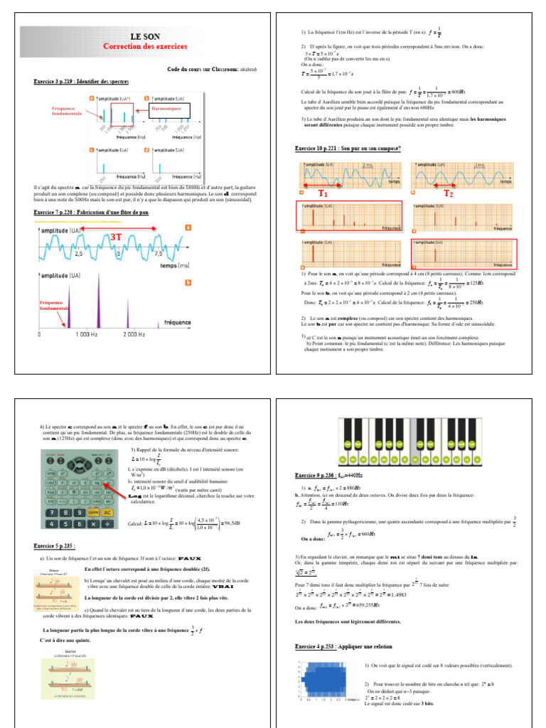 Exos Son Correc | PDF