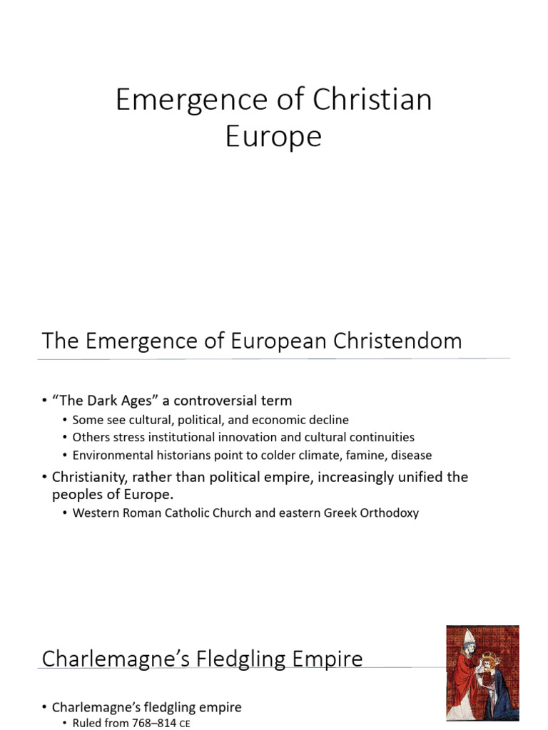 Ch. 9 Emergence of Christian Europe | PDF