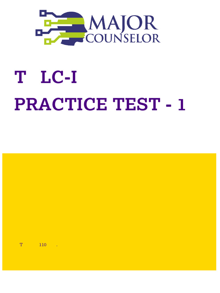 Tolc - I Check Up - 2 | PDF