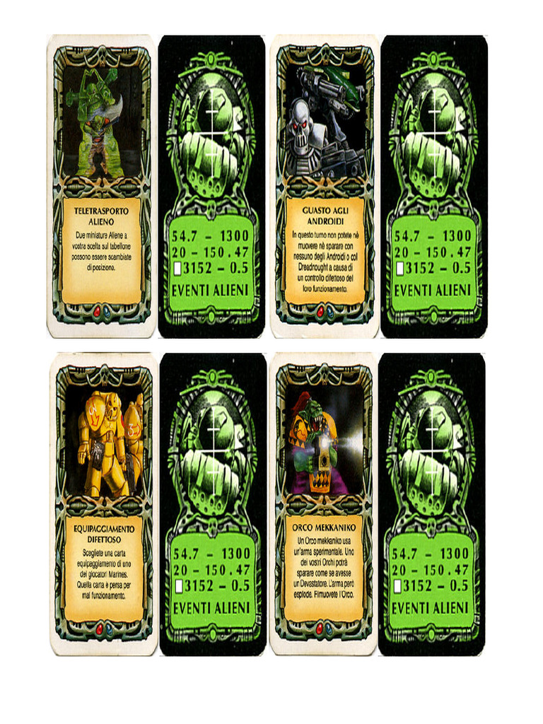 Starquest Carte Alieno | PDF
