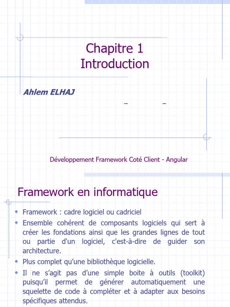 Chapitre 1-Introduction | PDF